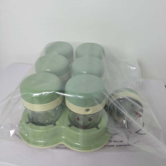 Baby Bullet | Kitchen | Baby Bullet Food Jars With Dial Lids And Tray ...